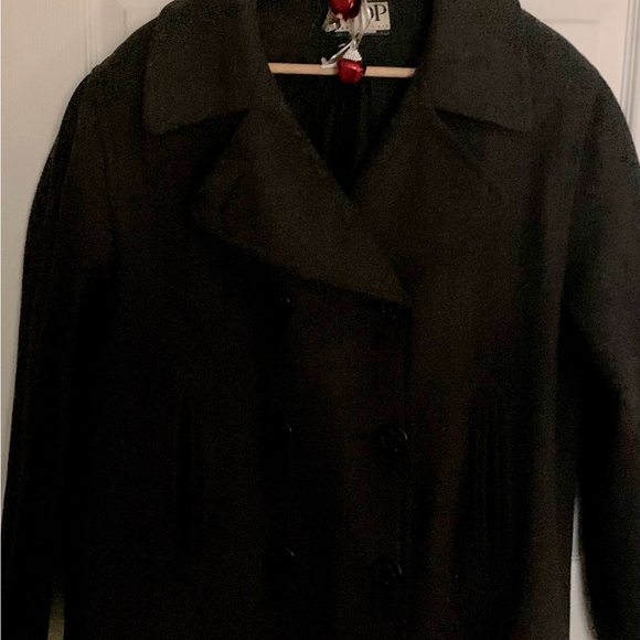 Mario De Pinto | Jackets & Coats | Mens Black Wool Peacoat | Poshmark